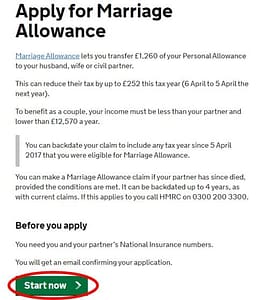 How to apply for Marriage Allowance | IFA Bristol